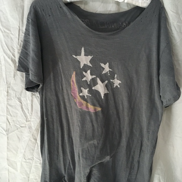 Magnolia Pearl | Tops | Magnolia Pearl Gray Star And Moon Top | Poshmark